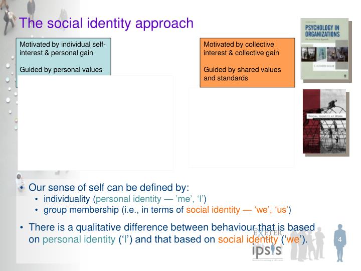 PPT - The Psychology of Organizations: A Social Identity Approach ...