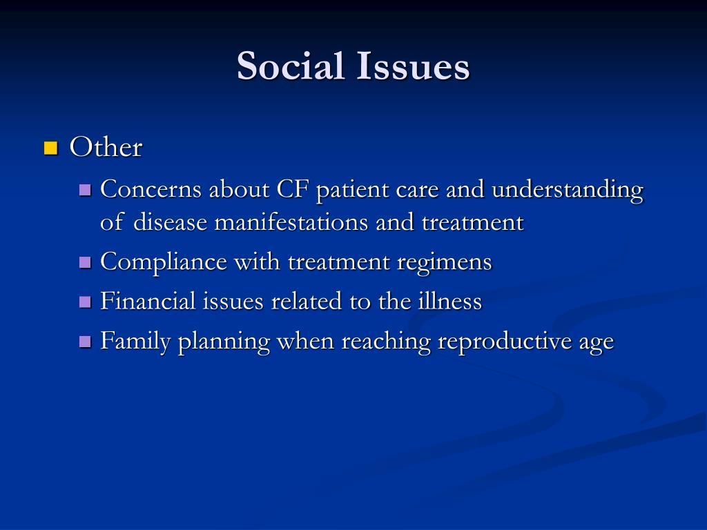 PPT - Cystic Fibrosis: A Disease for a Multidisciplinary Team ...