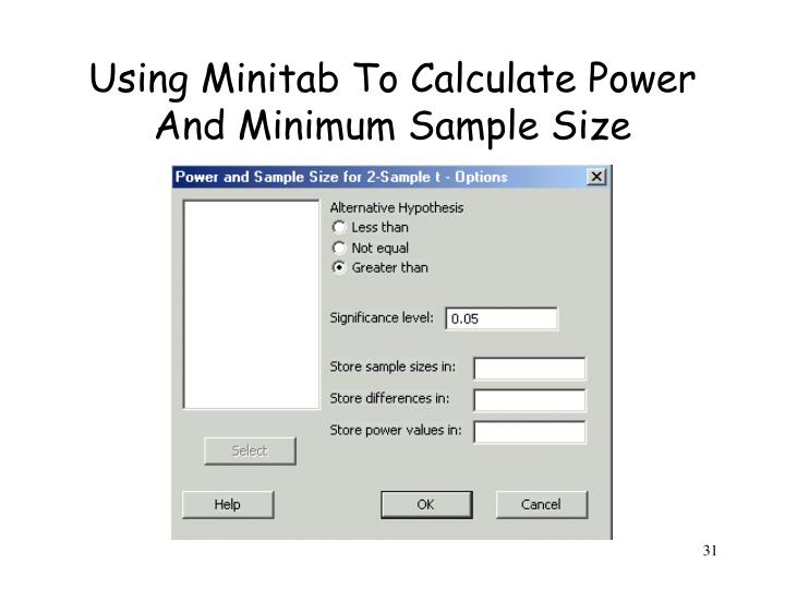 PPT - Statistical Power And Sample Size Calculations PowerPoint ...