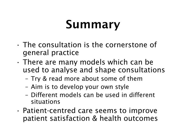 PPT - Consultation Models PowerPoint Presentation - ID:381493