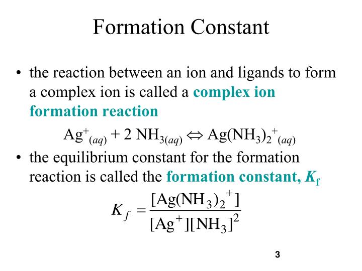 PPT - Complex Ion Formation PowerPoint Presentation - ID:381653