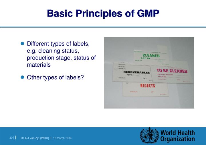 PPT - Quality and Good Manufacturing Practices PowerPoint Presentation ...