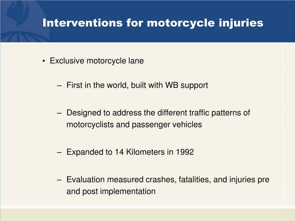 PPT - Interventions for the prevention of Road Traffic Injuries: Case ...