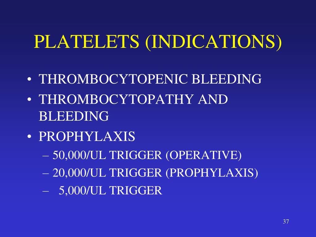 PPT - Transfusion Therapy and Blood Components: Indications and Use ...