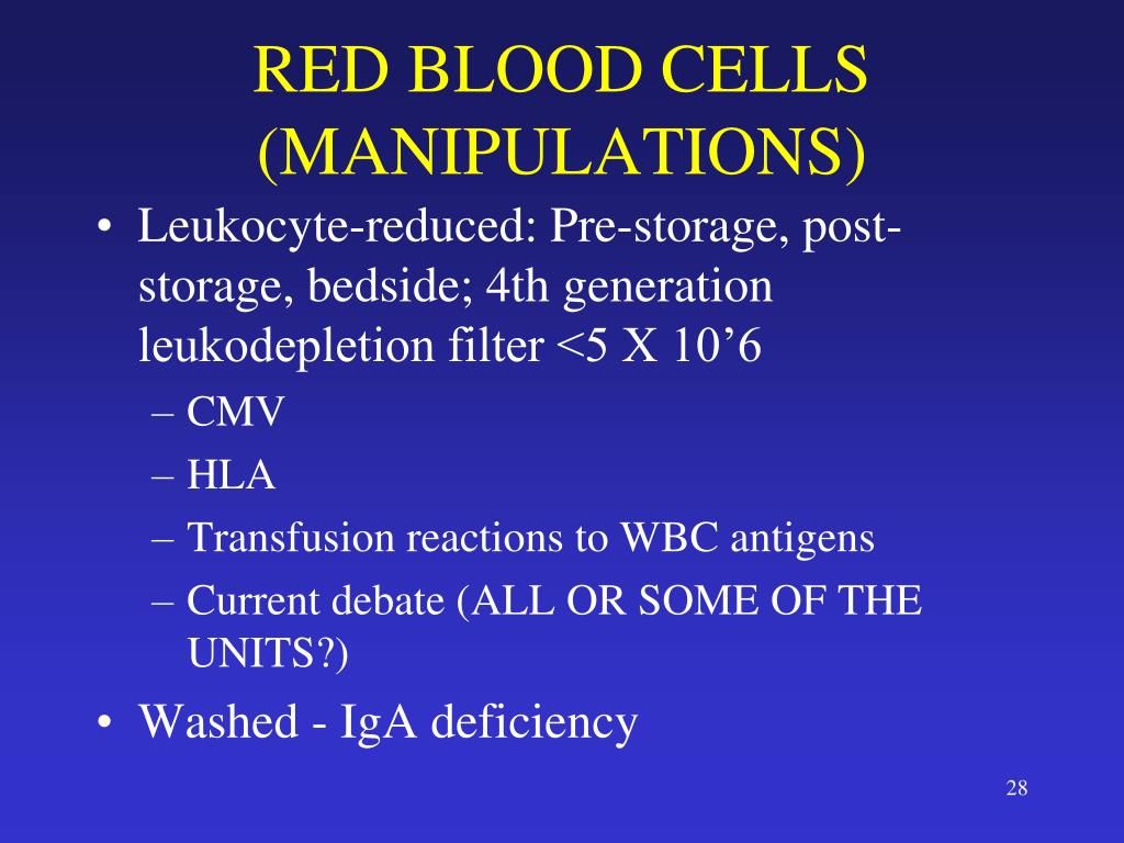 PPT - Transfusion Therapy and Blood Components: Indications and Use ...
