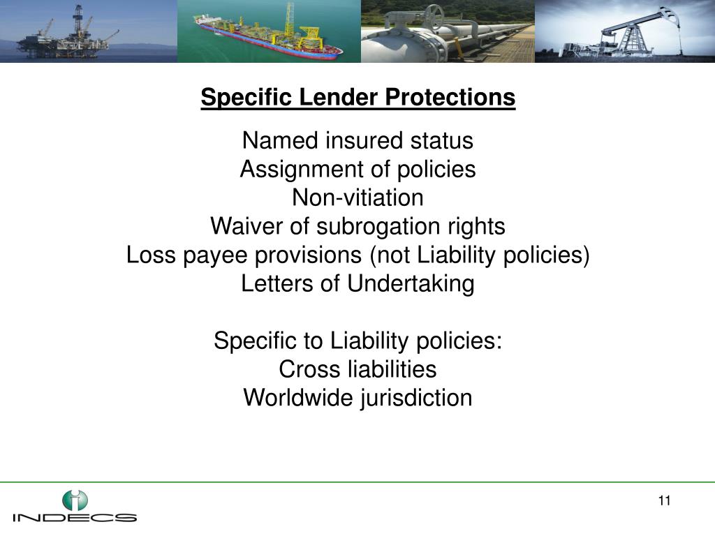 PPT - The role of the Lenders’ Insurance Advisor Barry Williams INDECS ...