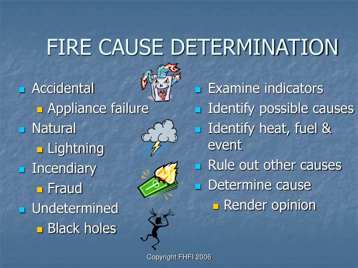 PPT - FIRE INVESTIGATIONS PowerPoint Presentation - ID:382814