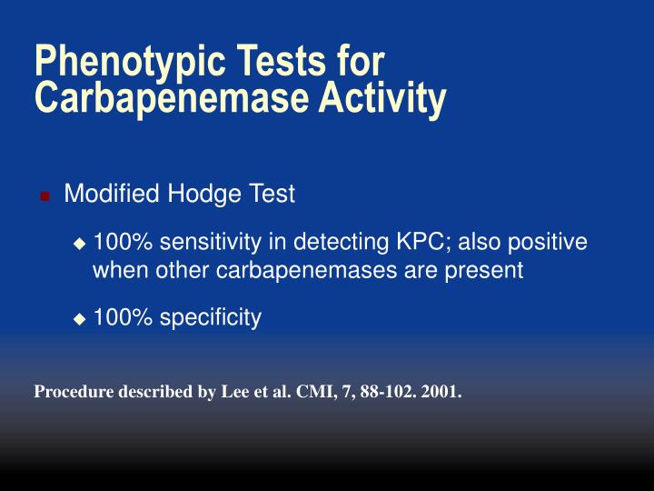 PPT - Carbapenem Resistance in Enterobacteriaceae PowerPoint ...