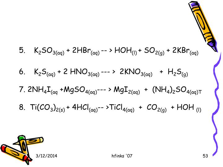 PPT - Chapter 5 A Closer Look at Chemical Equations PowerPoint ...