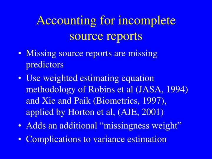 PPT - Analysis of multiple informant/ multiple source data in Stata ...