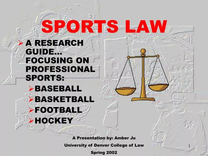 PPT - SPORTS LAW PowerPoint Presentation, free download - ID:385049