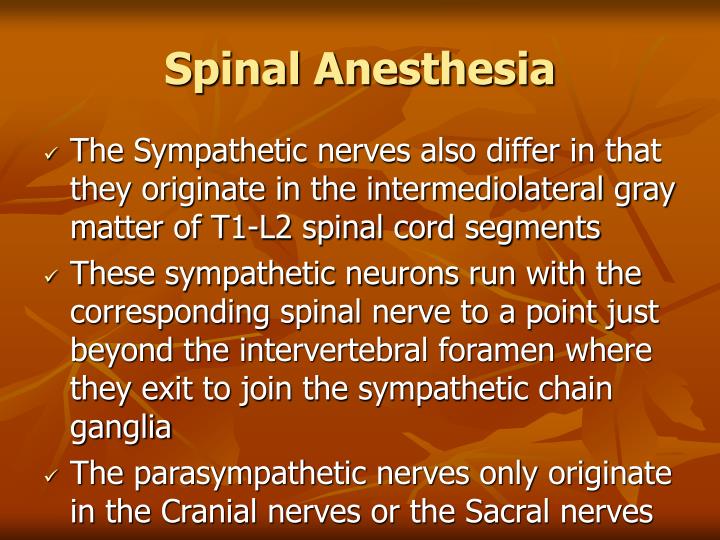 PPT - Spinal Anesthesia PowerPoint Presentation - ID:386249