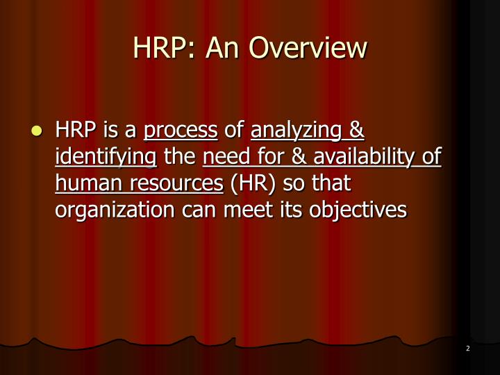 PPT - Human Resource Planning (HRP) PowerPoint Presentation - ID:386463