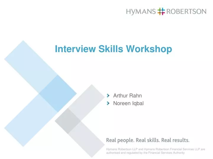 PPT - Interview Skills Workshop PowerPoint Presentation, free download ...