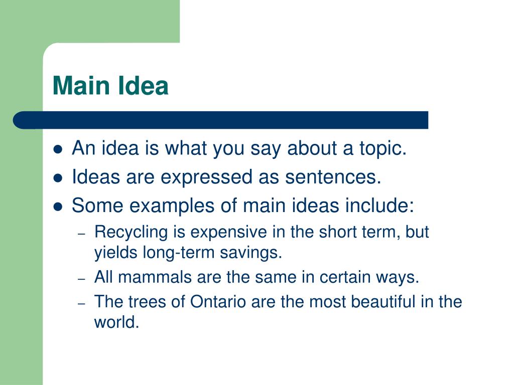 PPT - Thesis Statement, Main Idea, Conclusion PowerPoint Presentation ... PPT - Thesis Statement, Main Idea, Conclusion PowerPoint Presentation ...