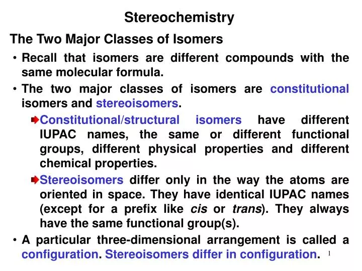 PPT - Stereochemistry PowerPoint Presentation, free download - ID:386970