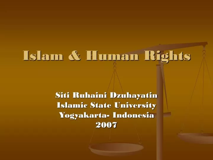 PPT - Islam & Human Rights PowerPoint Presentation, free download - ID ...