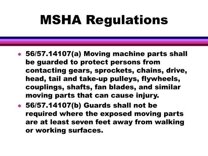 PPT - MSHA Machine Guarding PowerPoint Presentation - ID:387239
