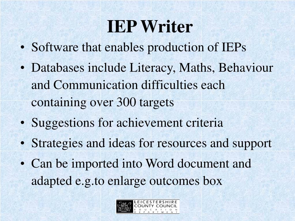 PPT - Individual Education Plans in Practice PowerPoint Presentation ...