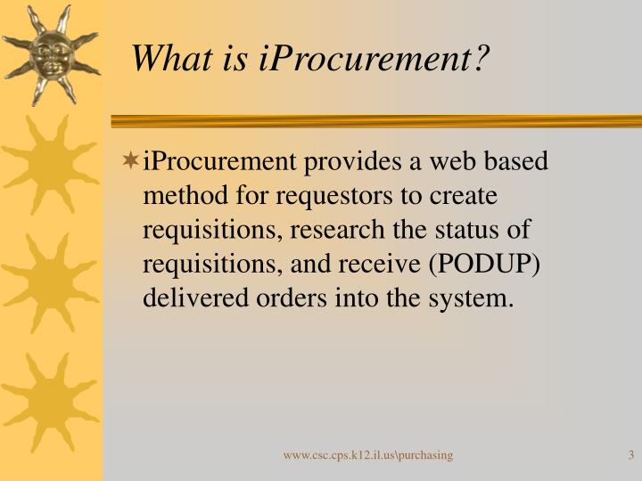 PPT - iProcurement Features & Functions PowerPoint Presentation - ID:387602
