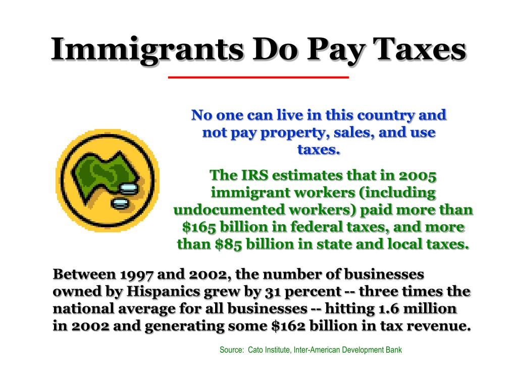 PPT - Myths & Facts About the Costs of Immigration in the USA ...