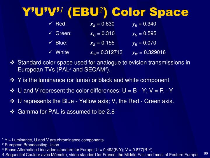PPT - Introduction to Color Spaces PowerPoint Presentation - ID:387828