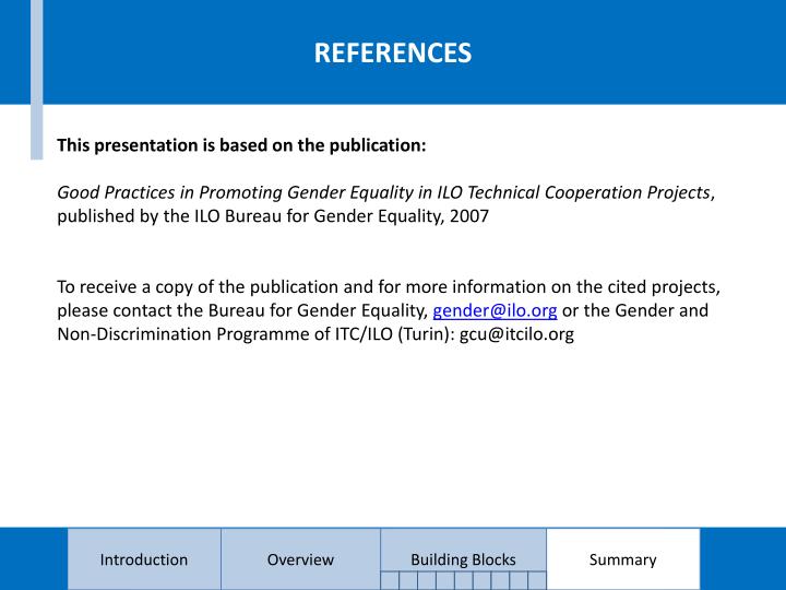 PPT - GENDER MAINSTREAMING: THE ILO APPROACH PowerPoint Presentation ...