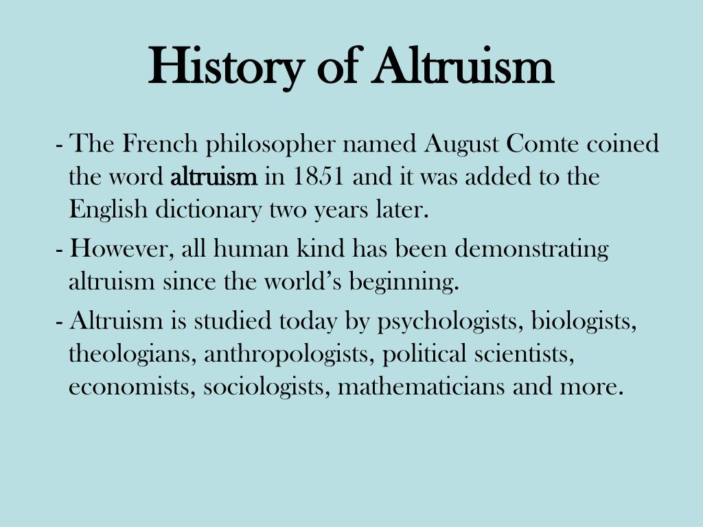 PPT - An Introduction to Altruism PowerPoint Presentation, free ... PPT - An Introduction to Altruism PowerPoint Presentation, free ...