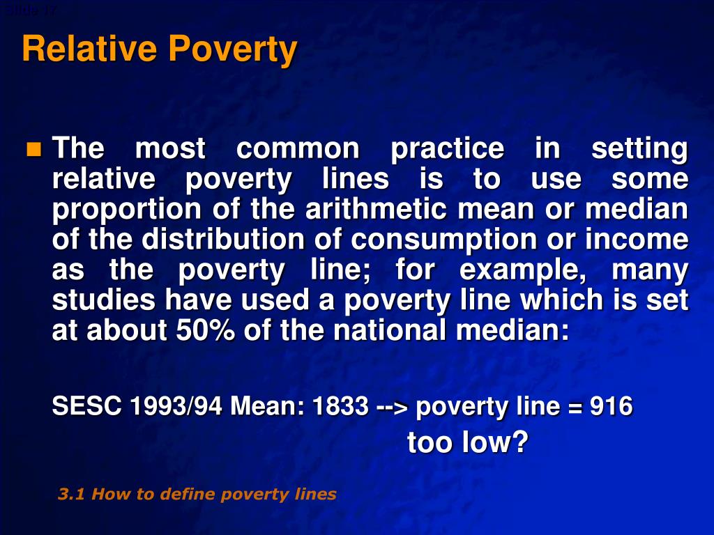 PPT - Poverty Lines Celia M. Reyes Introduction to Poverty Analysis NAI ...