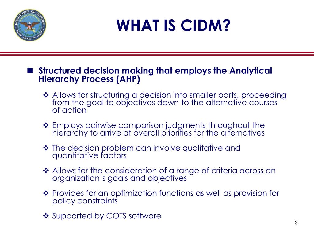 PPT - The MHS Capital Investment Decision Model Transforming the ...