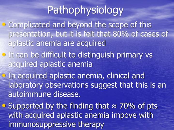 PPT - Aplastic Anemia PowerPoint Presentation - ID:389336
