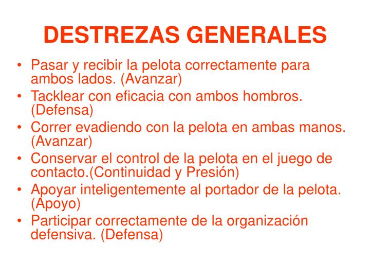 PPT - DESTREZAS GENERALES PowerPoint Presentation, free download - ID ...