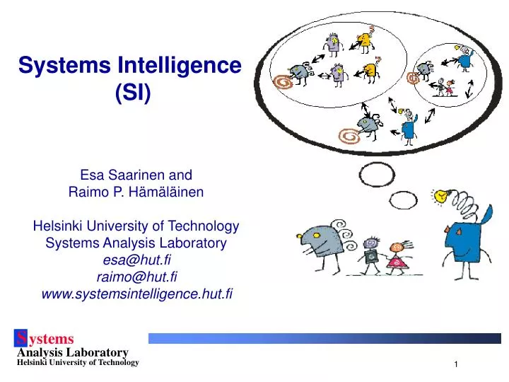 PPT - Systems Intelligence (SI) PowerPoint Presentation, free download ...