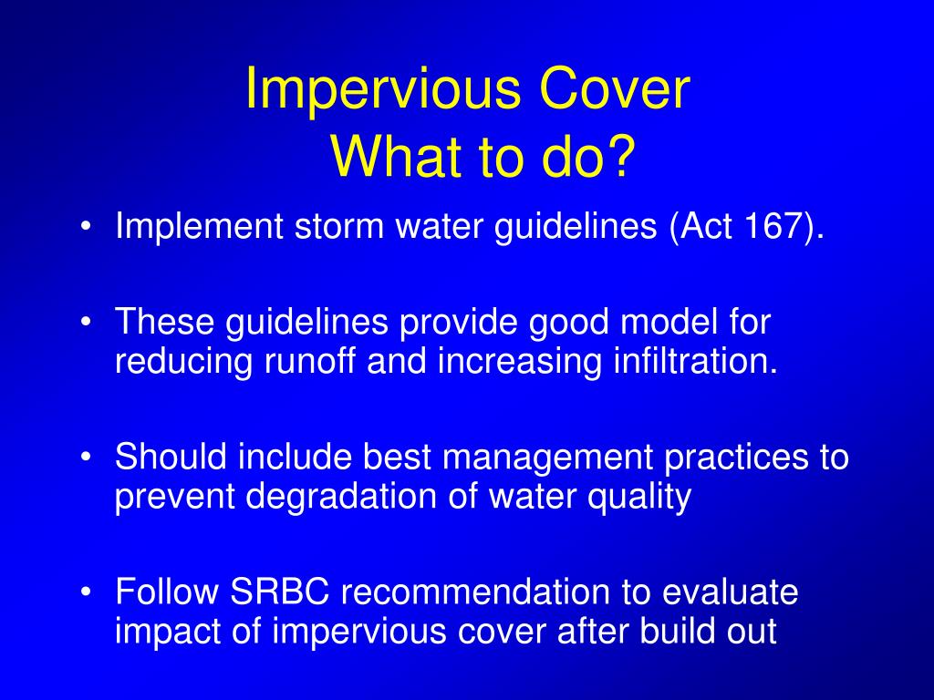 PPT - CONEWAGO CREEK GROUND WATER STUDY Base Flow and Impervious Cover ...