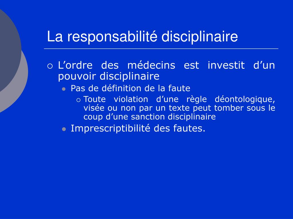 PPT - La responsabilité médicale pénale, civile, administrative et ... PPT - La responsabilité médicale pénale, civile, administrative et ...