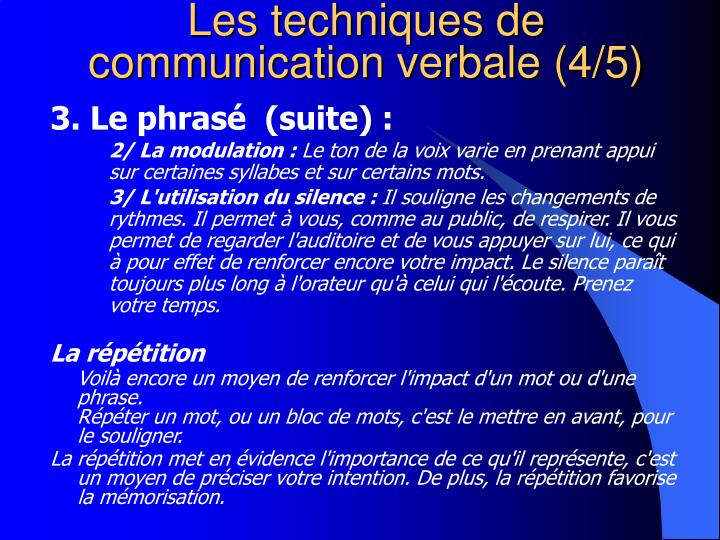PPT - Techniques de prise de parole en public PowerPoint Presentation ...