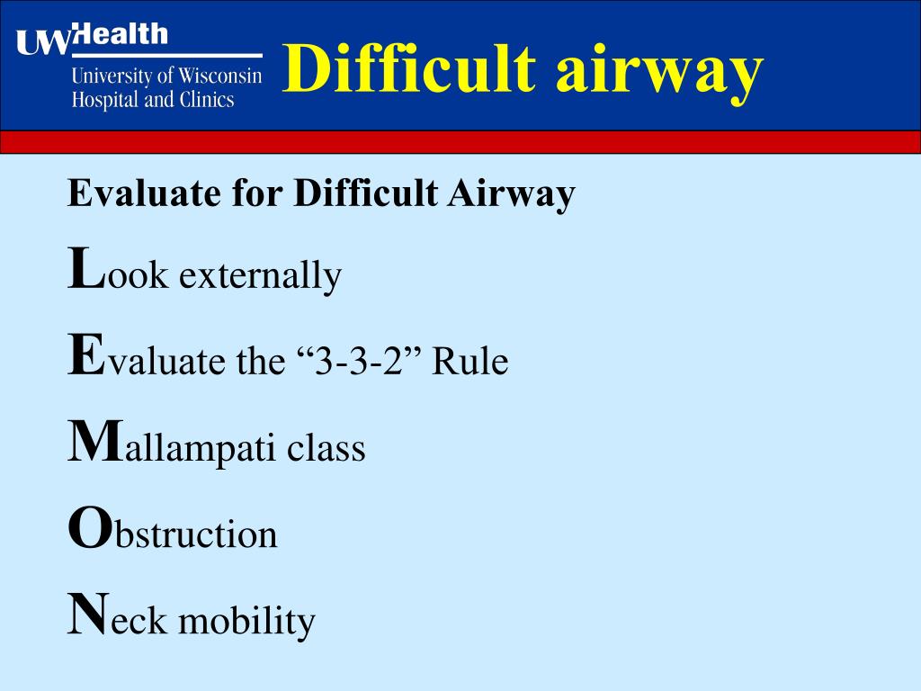 PPT - Airway Management in Trauma Trauma Conference UW Hospital and ...