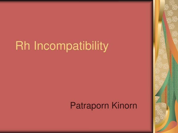 PPT - Rh Incompatibility PowerPoint Presentation, free download - ID:391351