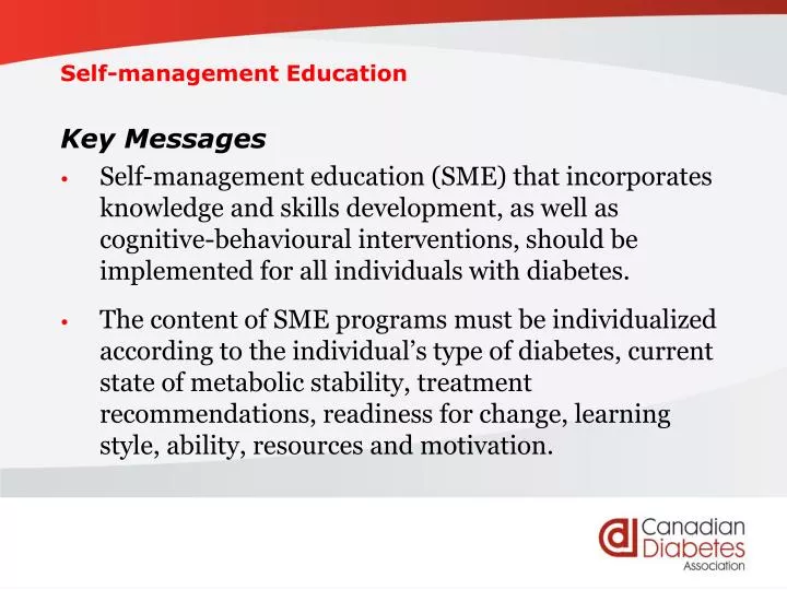 PPT - Self-management Education PowerPoint Presentation, free download ...