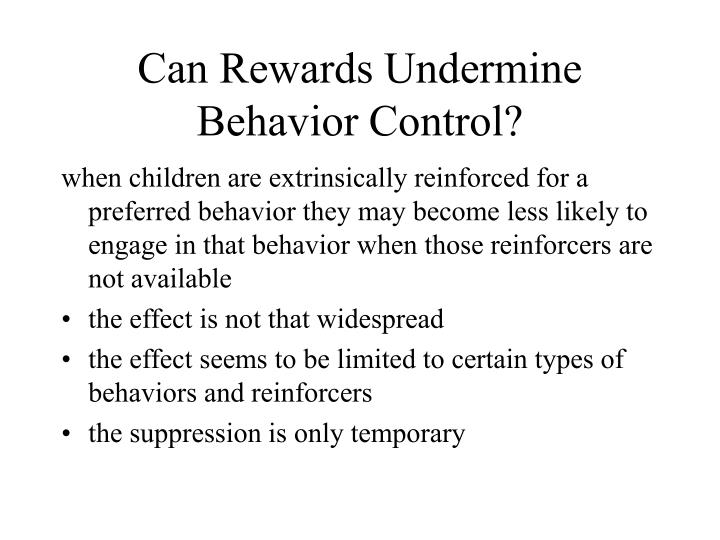 PPT - Chapter 4 Using Reinforcement to Increase Operant Behavior ...