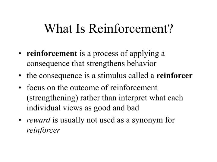 PPT - Chapter 4 Using Reinforcement to Increase Operant Behavior ...
