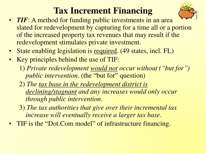 PPT - Tax Increment Financing PowerPoint Presentation, free download ...