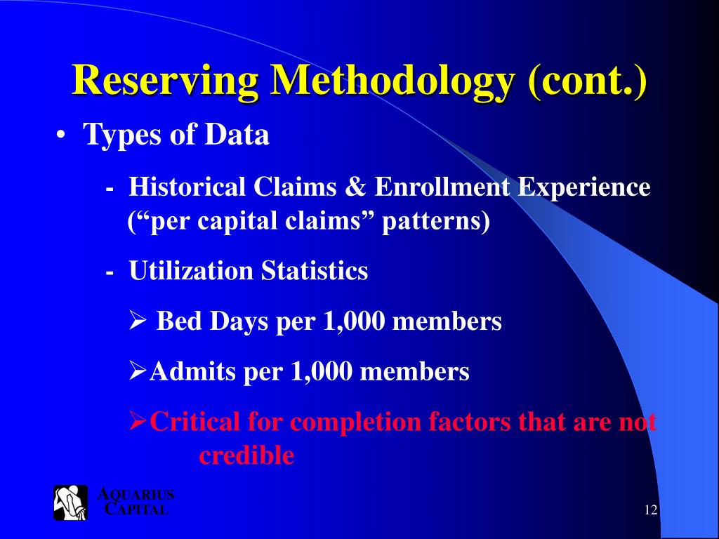 PPT - Claim Reserving in Health Insurance Market PowerPoint ...