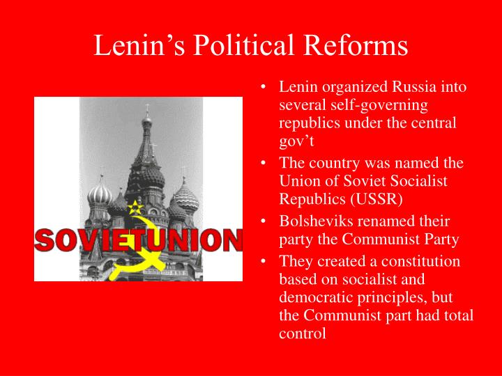 PPT - Lenin to Stalin PowerPoint Presentation - ID:392086