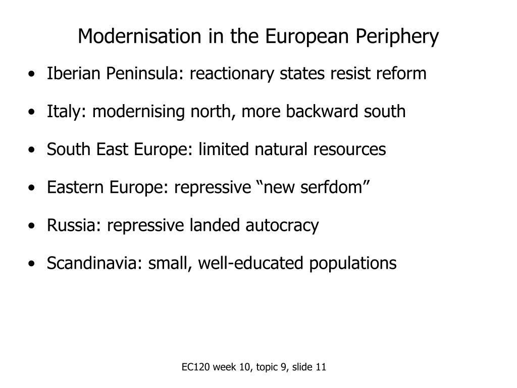 PPT - Trade and the Spread of Modern Industry PowerPoint Presentation ...