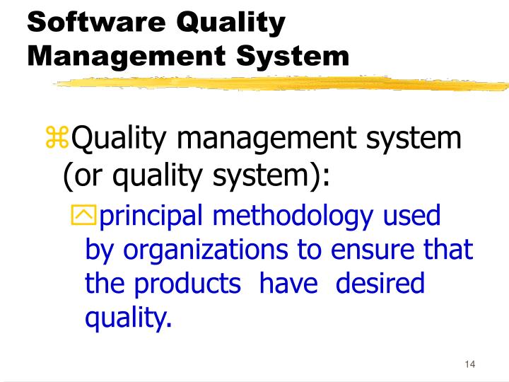 PPT - Software Quality Assurance (Lecture 14) PowerPoint Presentation ...