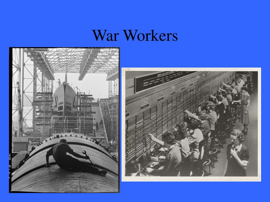 PPT - World War II: Transitions on the Home Front A brief economic and ...