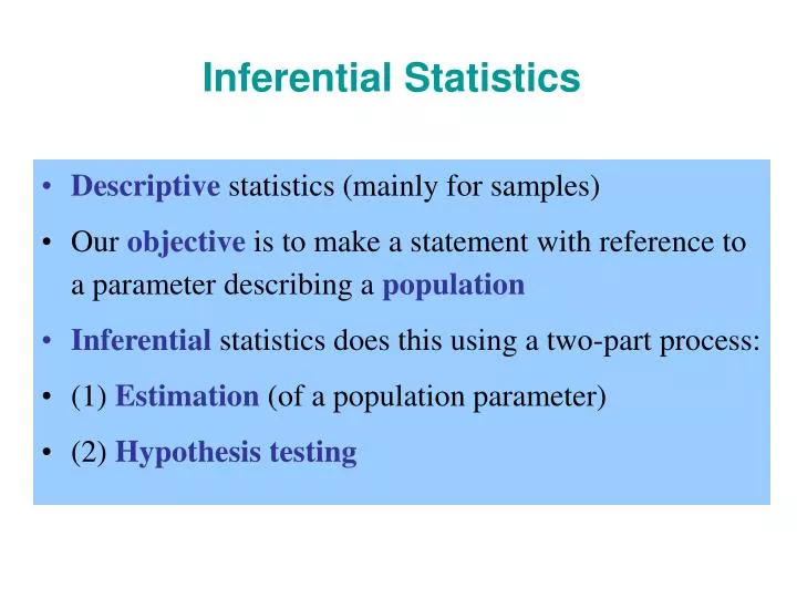 PPT - Inferential Statistics PowerPoint Presentation, free download ... PPT - Inferential Statistics PowerPoint Presentation, free download ...