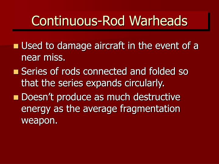 PPT - Military Explosives and Warheads PowerPoint Presentation - ID:393168