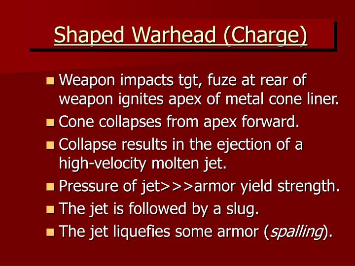 PPT - Military Explosives and Warheads PowerPoint Presentation - ID:393168